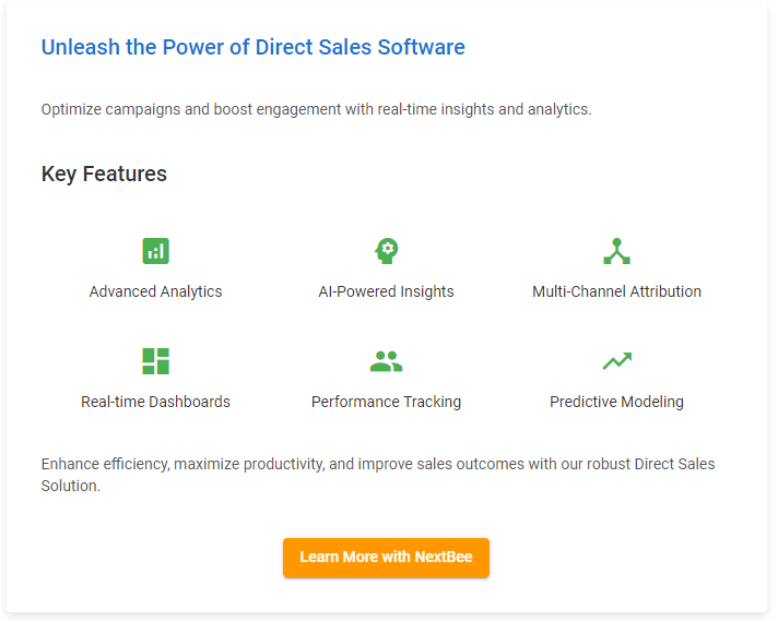 Unleash the Power of Direct Sales Software